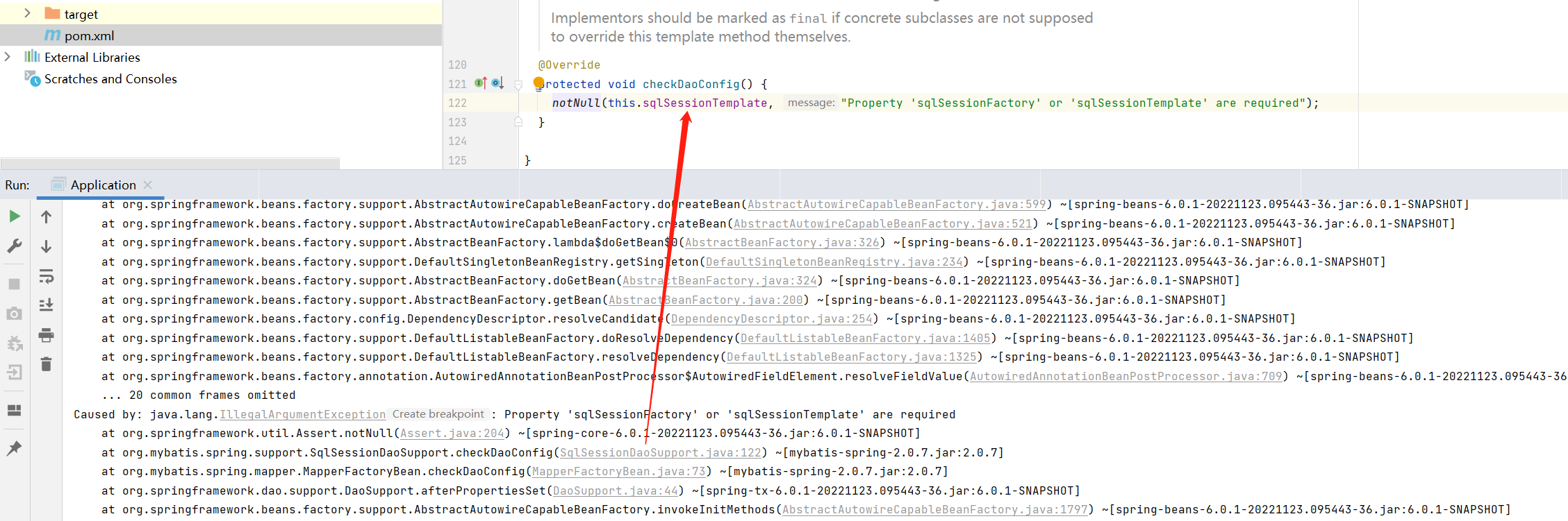 SpringBoot3整合MyBatis报错：Property ‘sqlSessionFactory‘ or ‘sqlSessionTemplate‘ are required ...