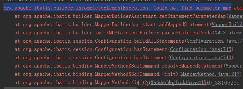 org.apache.ibatis.builder.IncompleteElementException: Could not find parameter map-CSDN博客