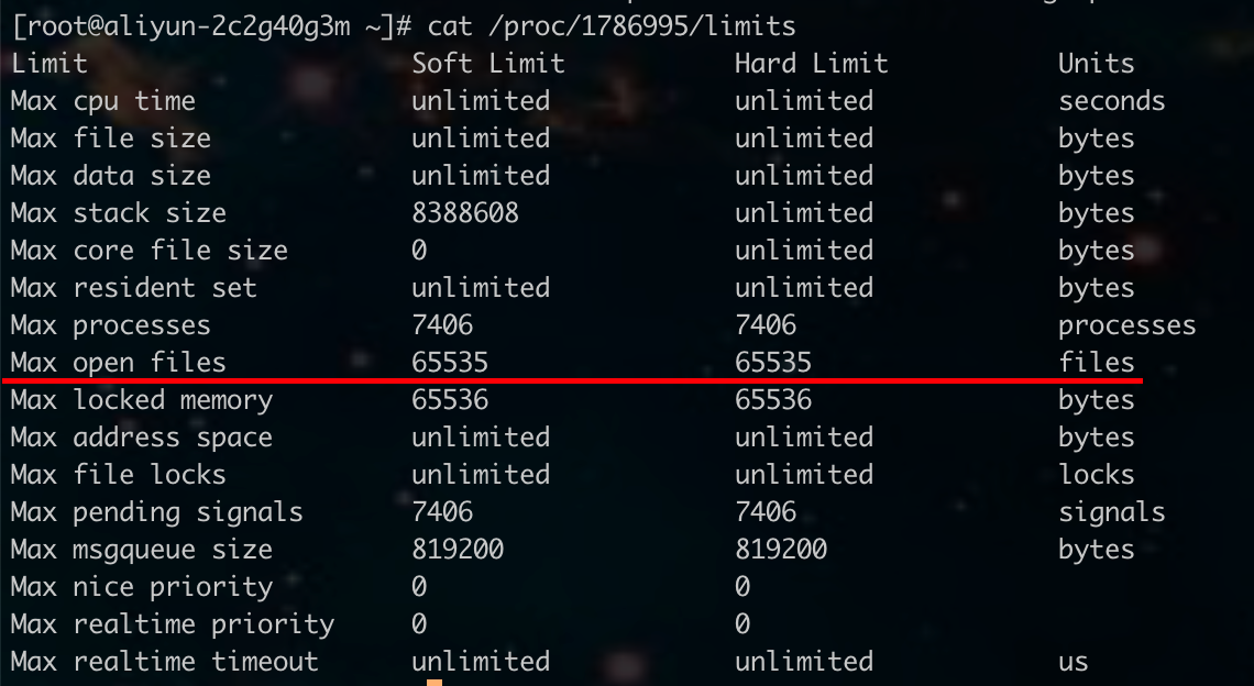 关于 ulimit 的两个天坑_warning:please increase max process limit (65535)t-CSDN博客
