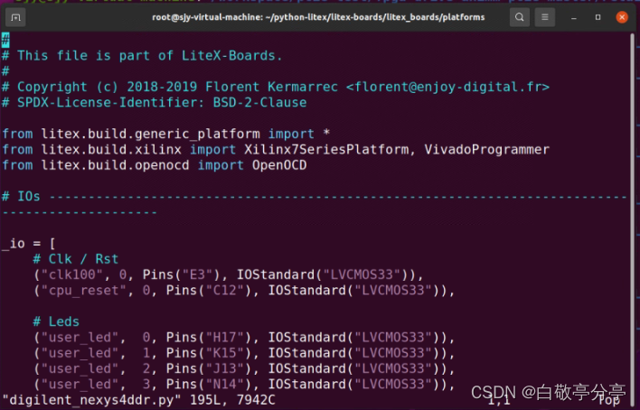 Nexys4 DDR开发（二）-- Litex启动Linux_litex 推荐开发板-CSDN博客