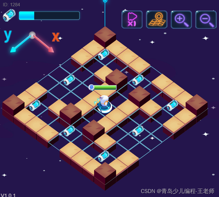 Icode国际青少年编程竞赛 Python 1级训练场 识别循环规律1icode的认识循环规律第15题怎么做 Csdn博客