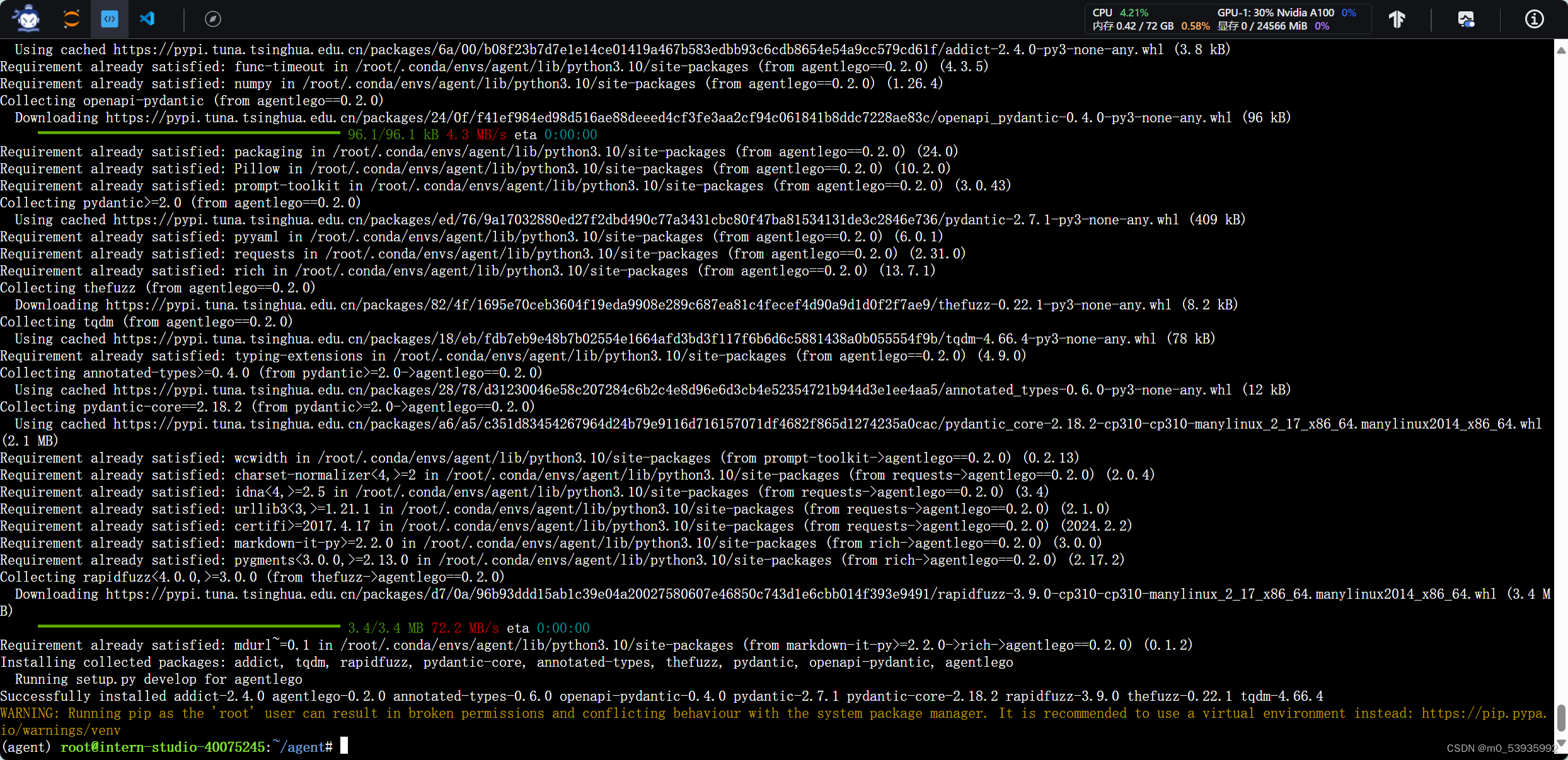 【InternLM实战营--第六节课作业】-CSDN博客