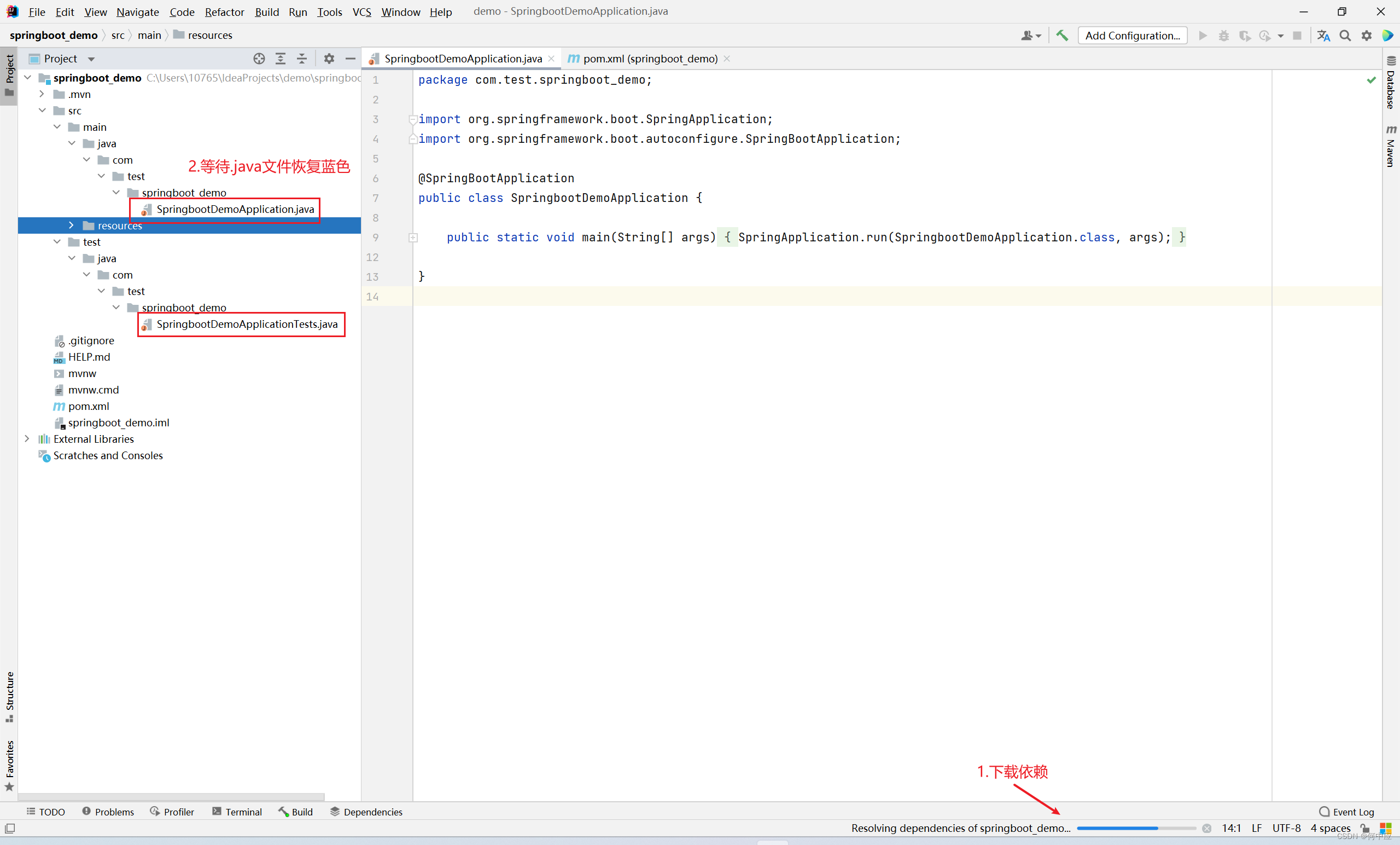 在idea中创建一个SpringBoot模块_idea springboot新建模块 please select at lease-CSDN博客