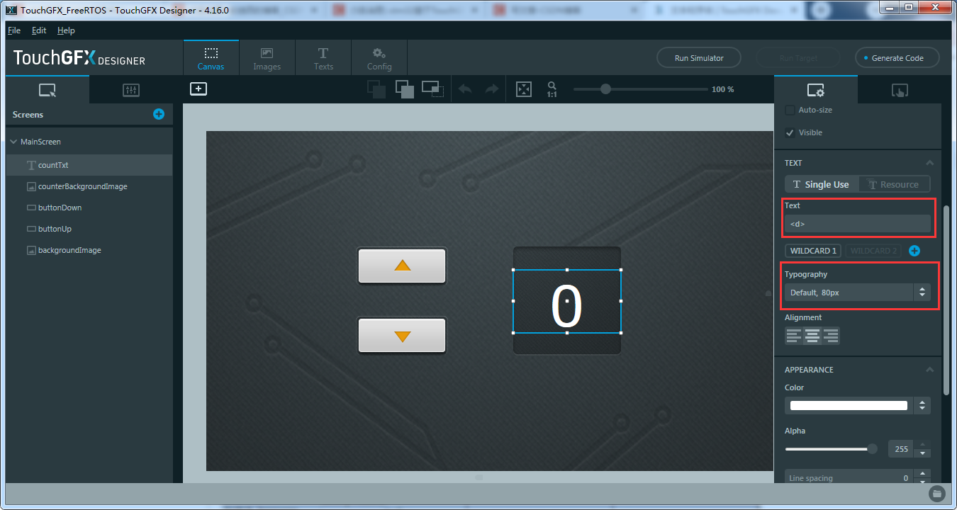 TouchGFX界面开发 | 按钮控件应用示例-CSDN博客