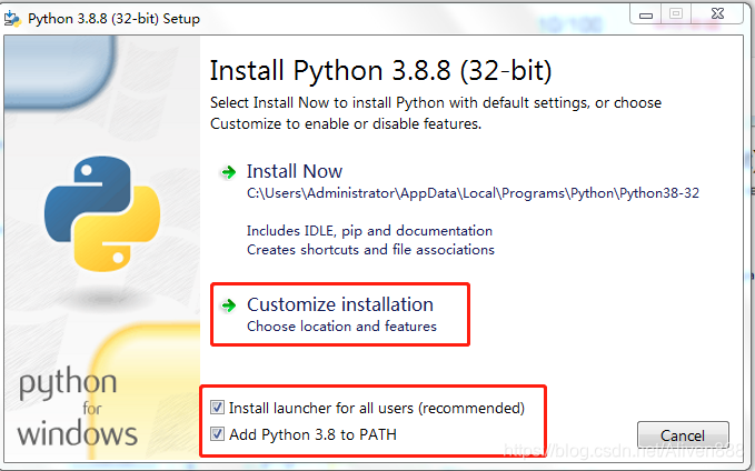 python 最新版本（V3.8.8_32bit）安装教程_python 3.8 32位-CSDN博客
