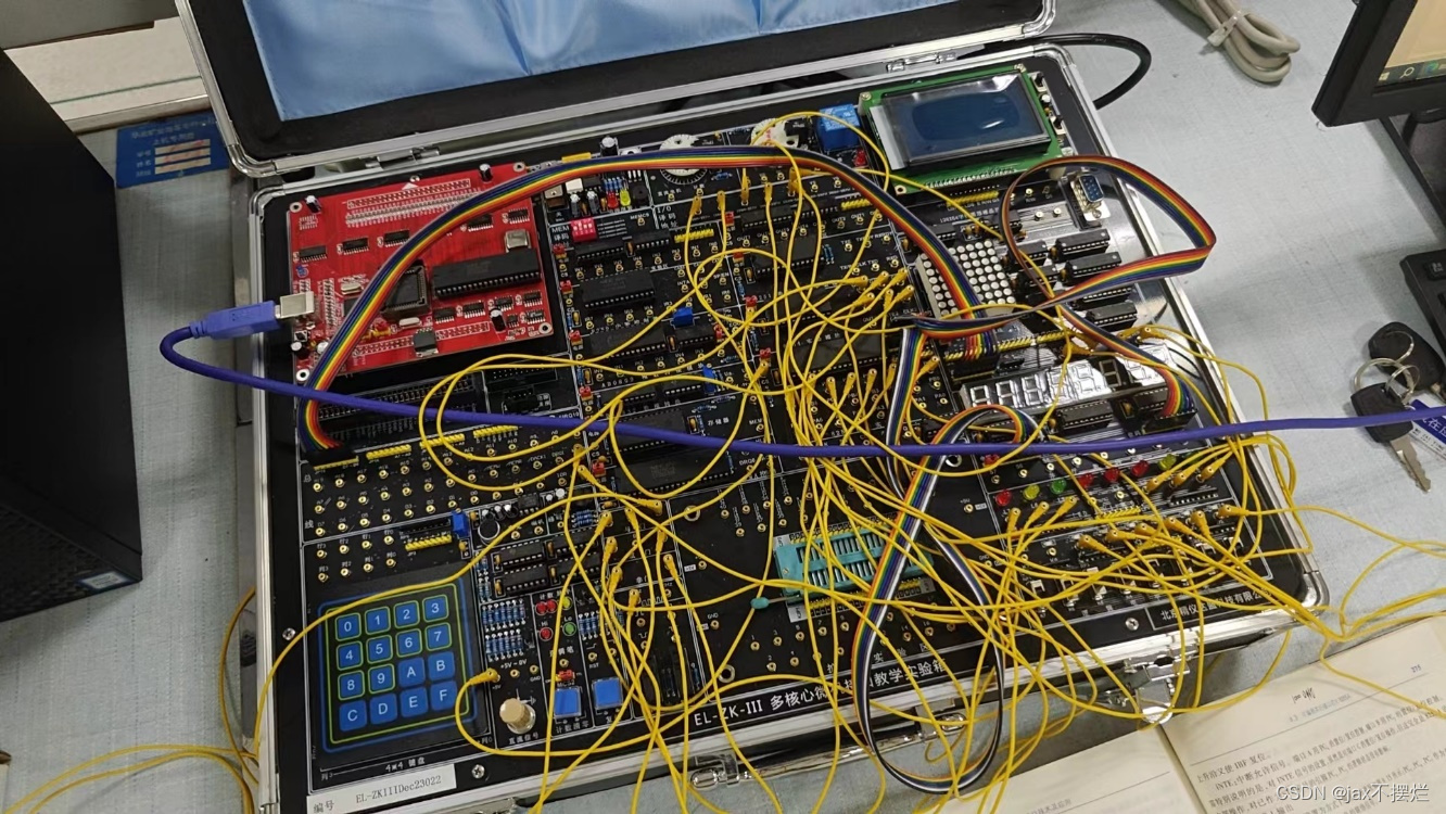 微机原理/接口 TPC-ZK交通灯综合系统-CSDN博客