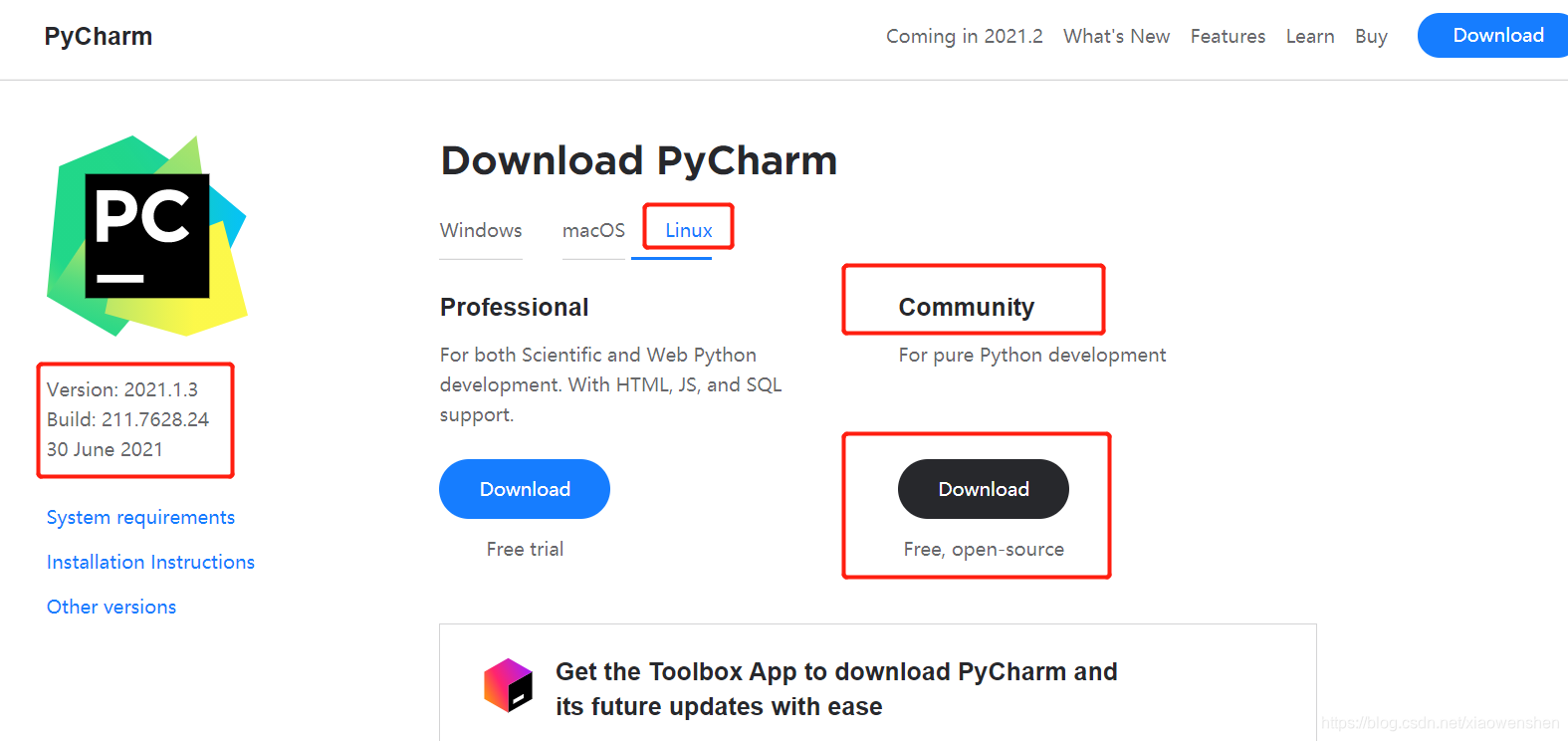 ubuntu20.04安装PyCharm2021-CSDN博客