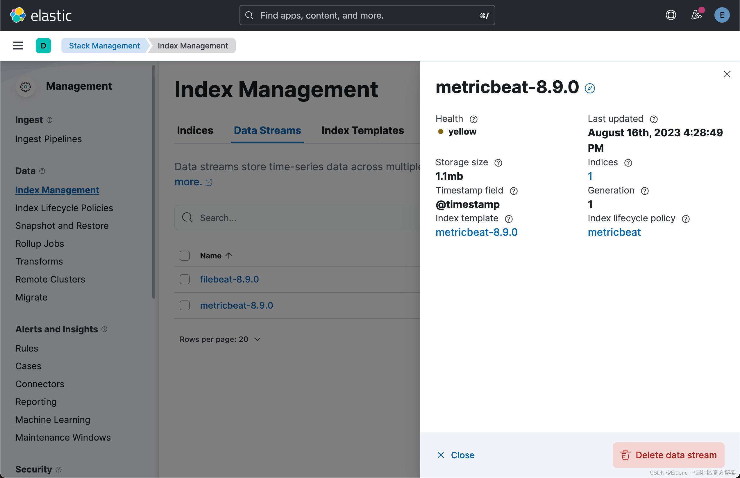 Beats：安装及配置 Metricbeat （一）- 8.x_metricbeat默认密码-CSDN博客