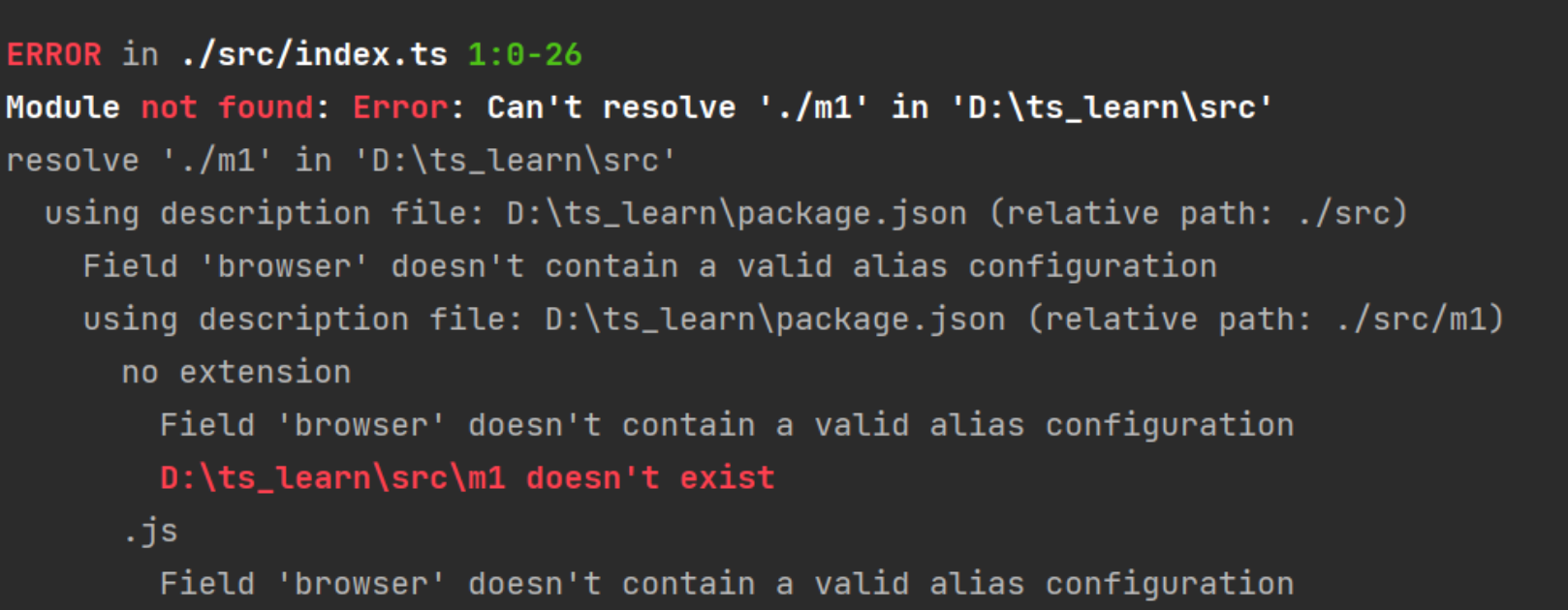使用webpack打包ts代码的配置实现和相关说明_webpack .ts package.json scripts 配置-CSDN博客