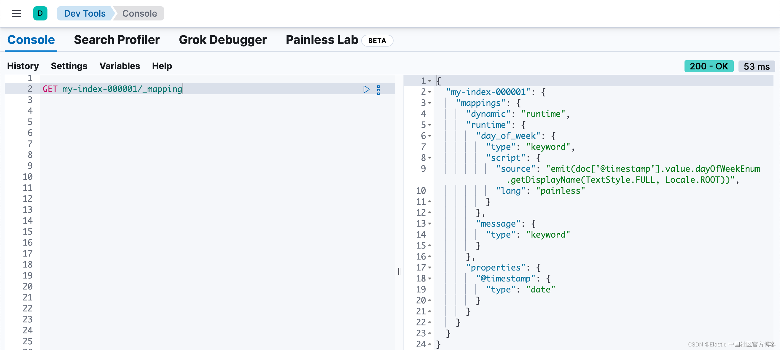 Elasticsearch：Runtime fields - 运行时字段（二）_elasticsearch 运行时字段-CSDN博客