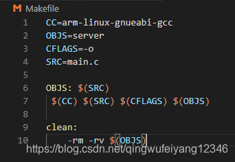AR502H-CN开发笔记30：解决Makefile文件missing separator错误_makefil了:71 missing separator-CSDN博客