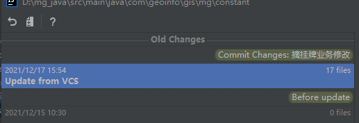 idea错误回滚后想要返回回滚前_try using 'local history' dialog to perform revert-CSDN博客