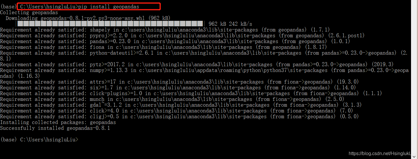 Anaconda安装Osmnx详细步骤以及问题解决_anaconda 3.11 安装 osmnx-CSDN博客