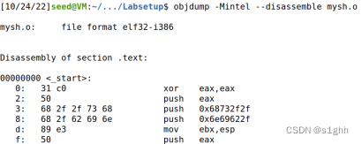 网络攻防技术-Lab5-shellcode编写实验(SEED Labs – Shellcode Development Lab)_网络攻防技术 ...