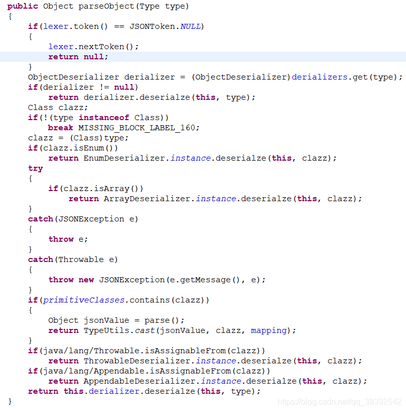 关于fastjson和jackson将json字符串解析成实体的过程（一）_fastjson将字符串转化为实体的底层具体步骤-CSDN博客