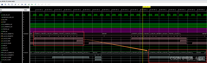 xilinx的Aurora8B10B的IP仿真及上板测试（高速收发器十七）_xilinx aurora-CSDN博客