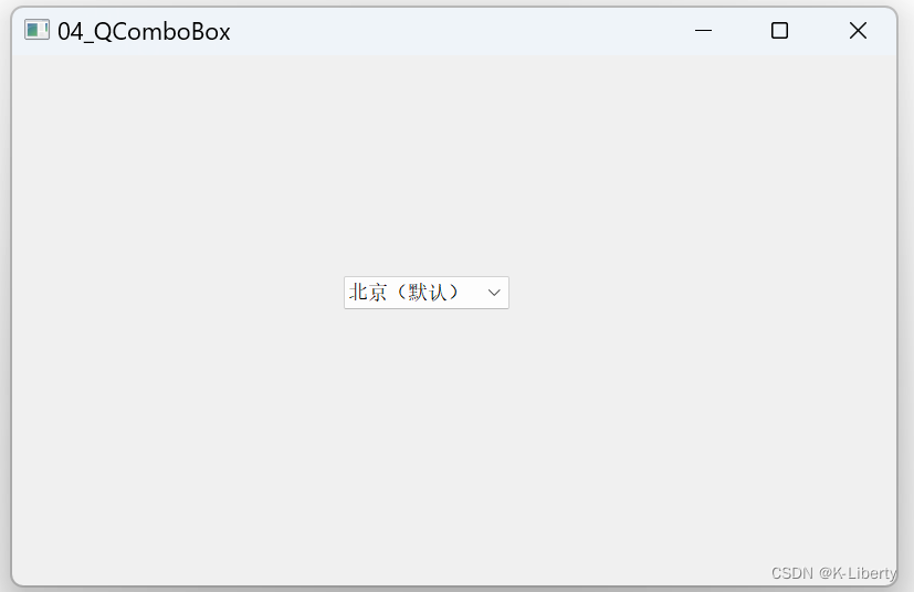 QT QComboBox类及示例_qt下拉框设置下拉列表-CSDN博客
