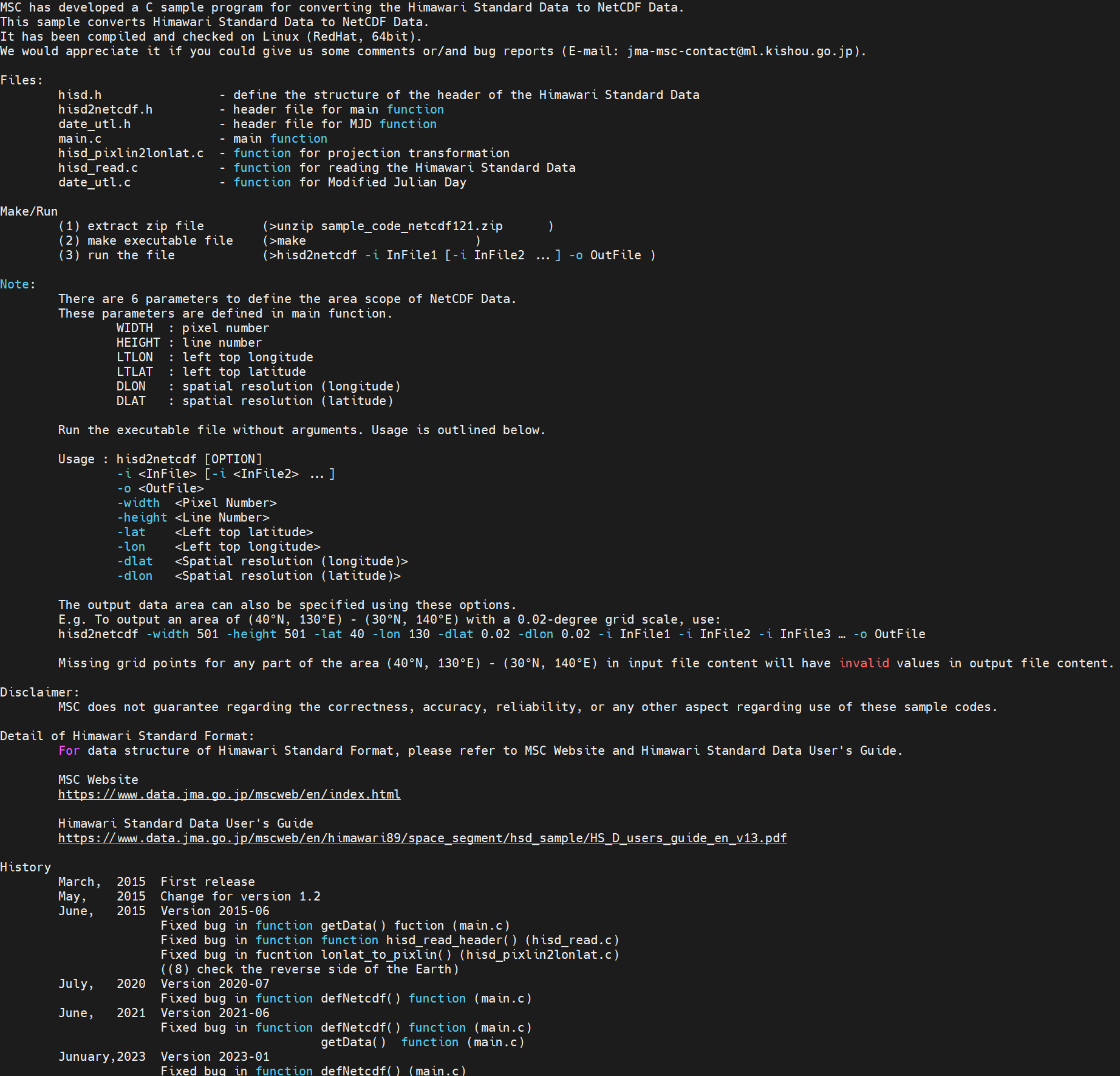 Python | Linux | 解析Himawari-8/9 | Standard Data-CSDN博客
