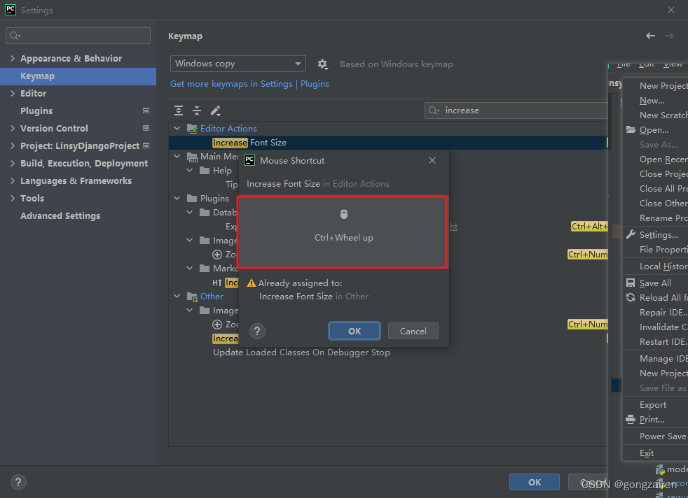 Pycharm 实现滚轮缩放界面_pycharm界面怎么缩小-CSDN博客