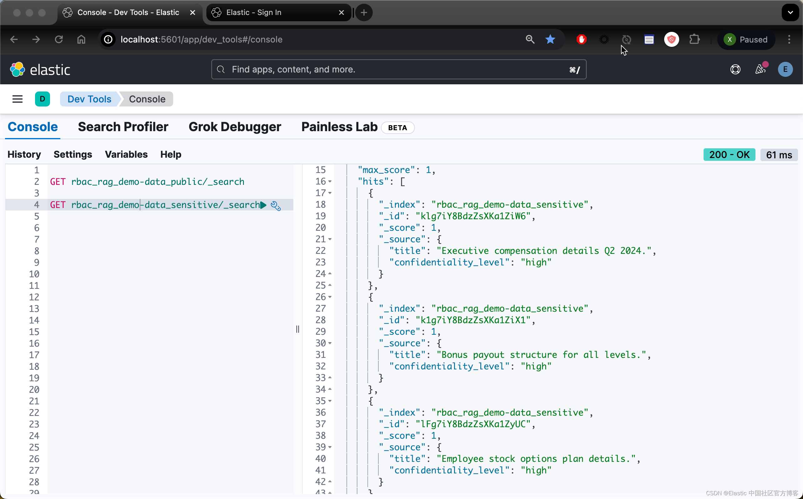 Elasticsearch：RBAC 和 RAG - 最好的朋友 (二)_elasticsearch rbac-CSDN博客