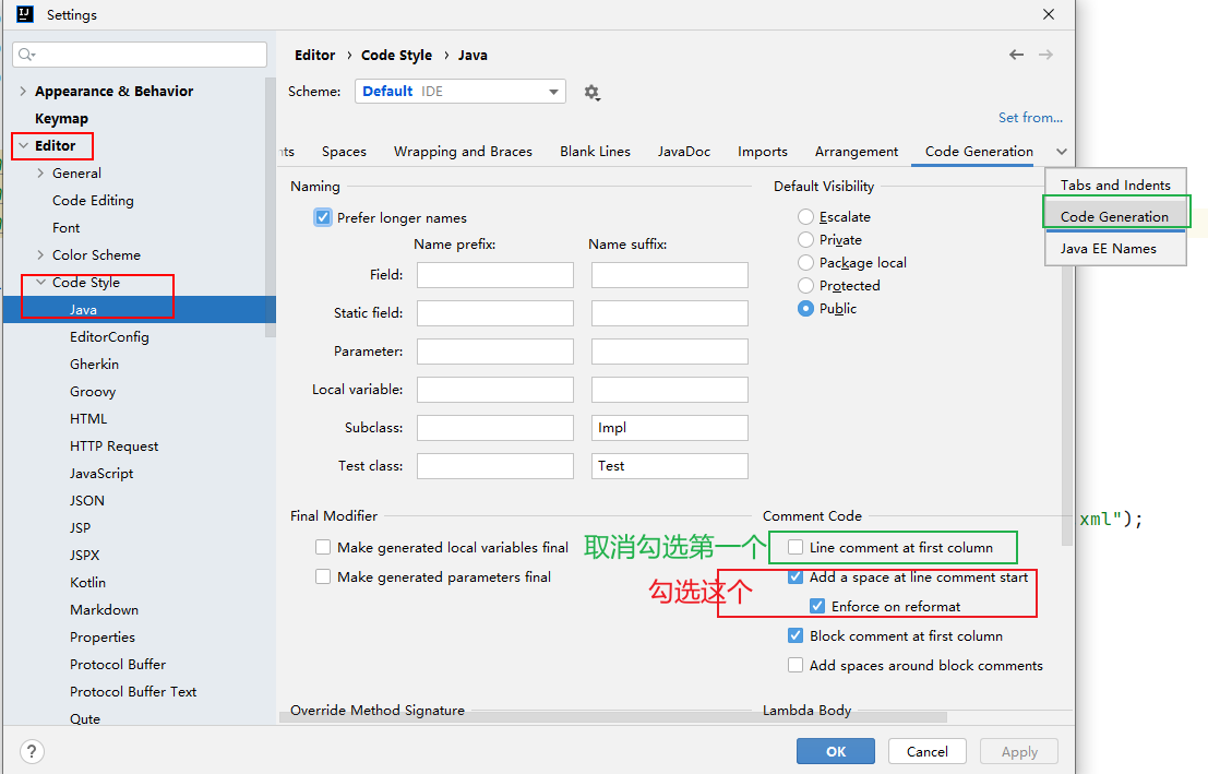 IDEA设置注释快捷键进行 注释对齐_idea xml文件 注释-CSDN博客
