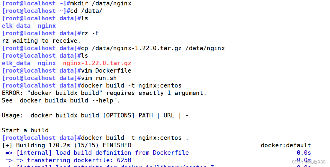 Docker镜像的创建和Dockerfile_dockerfile from 本地镜像-CSDN博客