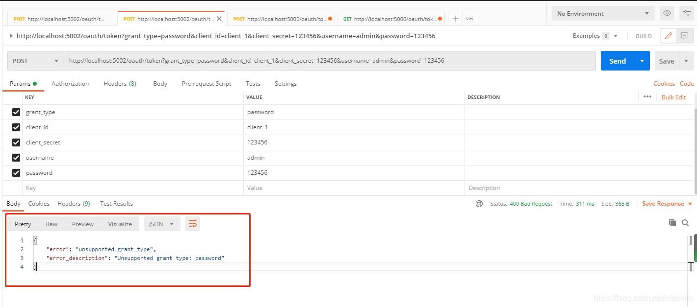 Spring Cloud OAuth2中访问/oauth/token报Unsupported grant type: password问题的解决-CSDN博客