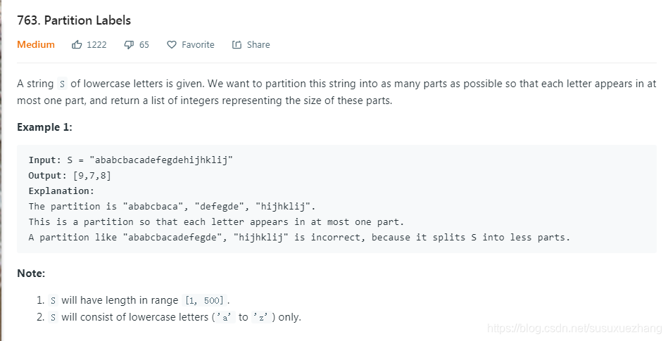 763. Partition Labels-CSDN博客