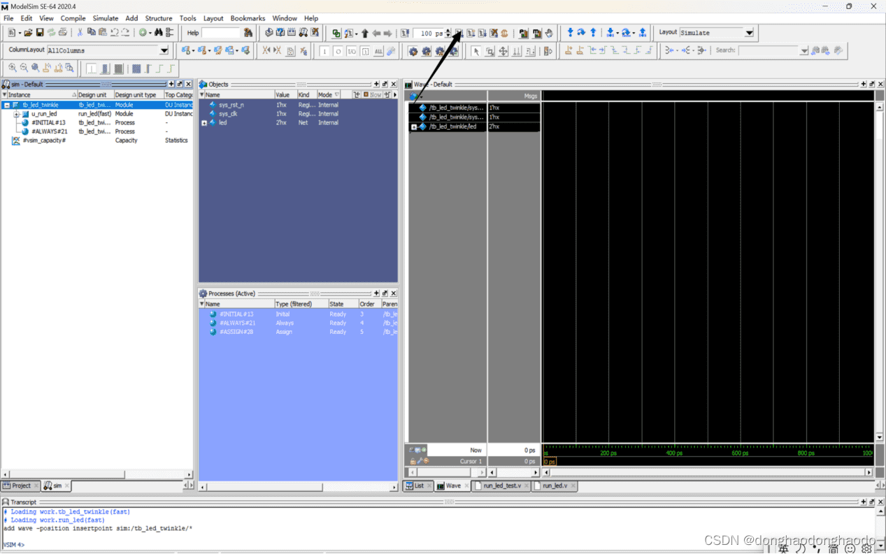 Modelsim入门教程_modelsim 怎么打开project-CSDN博客
