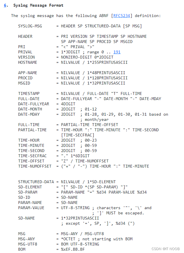 syslog RFC5424协议tcp日志转发-CSDN博客