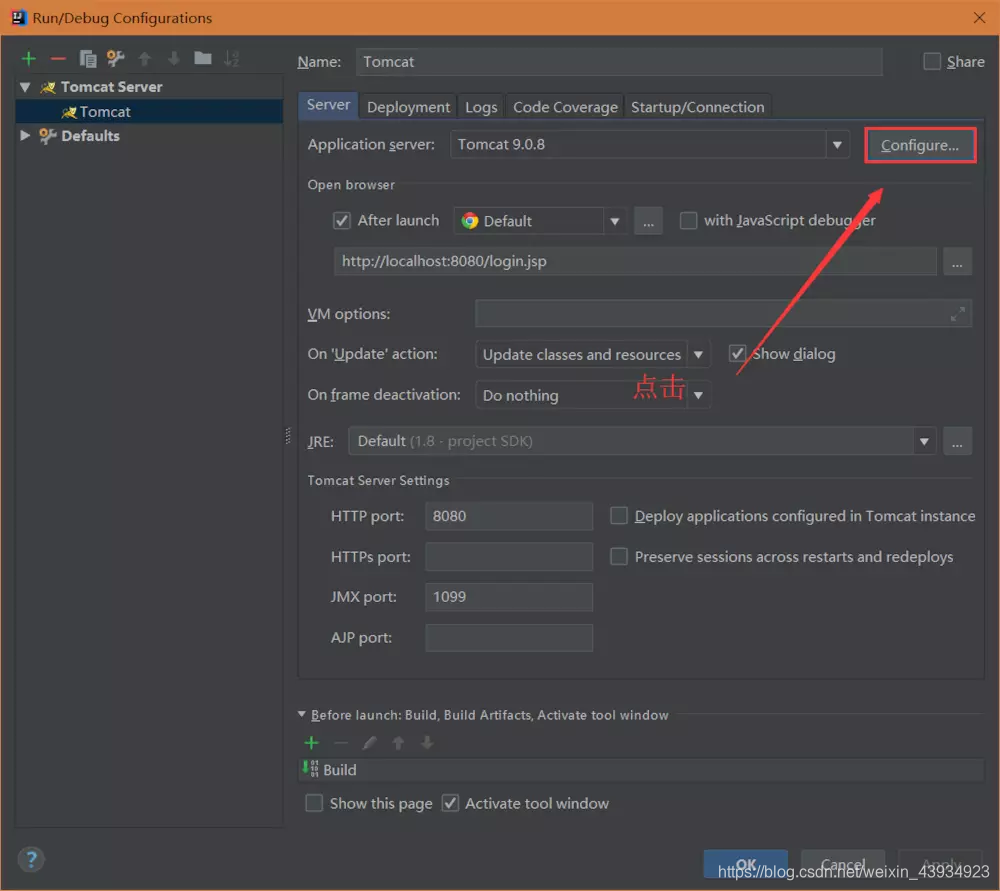 IDEA中配置Struts2的开发环境_indea 运行配置tomcat 运行struts-CSDN博客