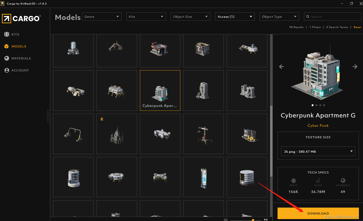 【KitBash3D Cargo插件】向UE中直接导入免费模型-CSDN博客