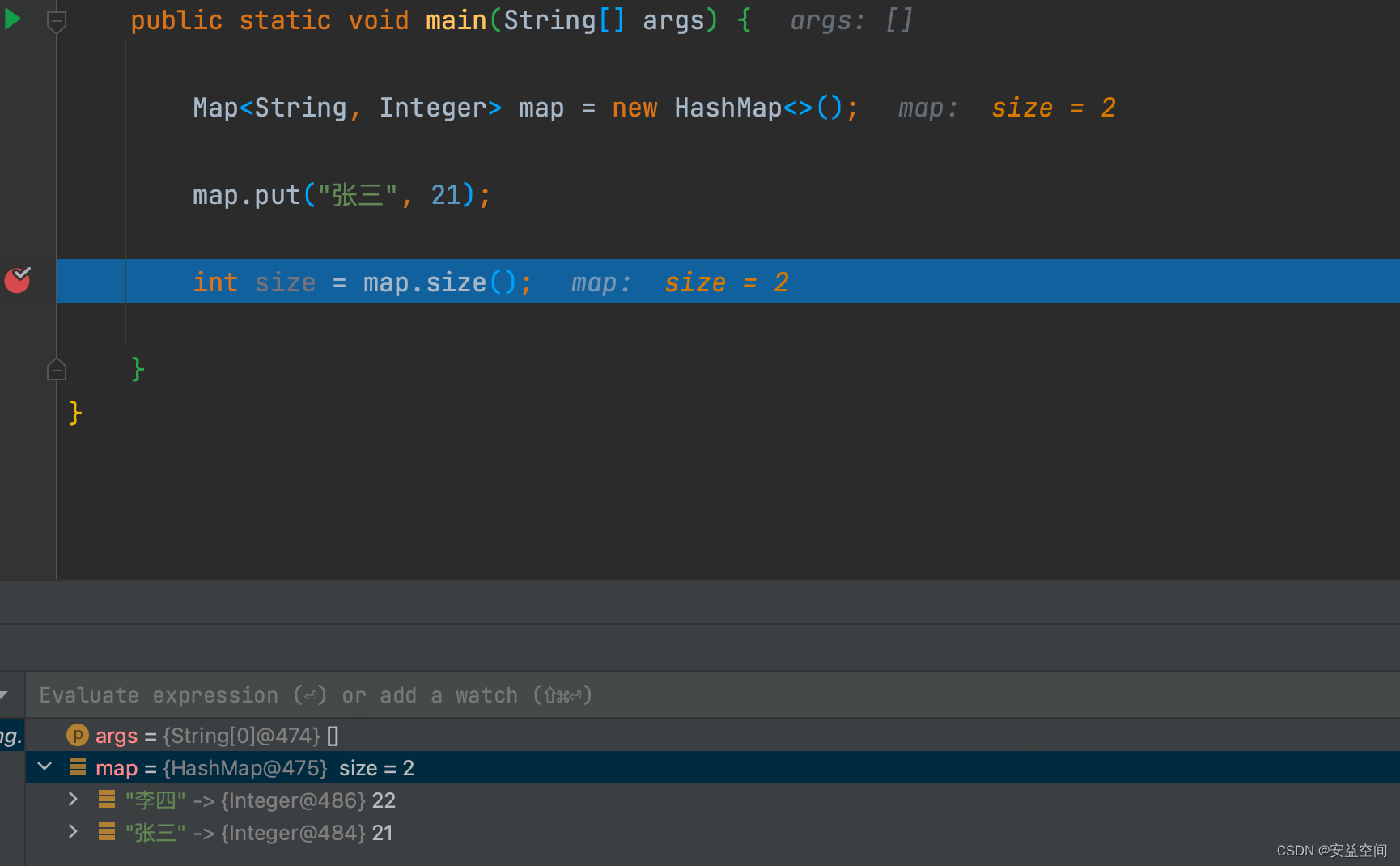 用idea debug时，怎么在某个map对象中再加个key value_idea debug修改map的值-CSDN博客