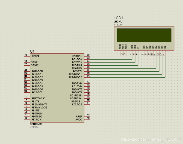 AVR单片机4bit字符LCD1602显示_lcd1602显示·avr-CSDN博客