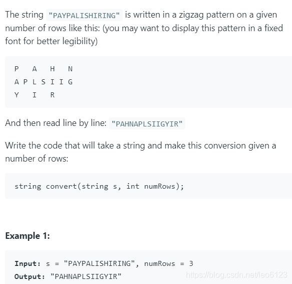 每天都要LeetCode~ Day 6_zigzag 输出-CSDN博客