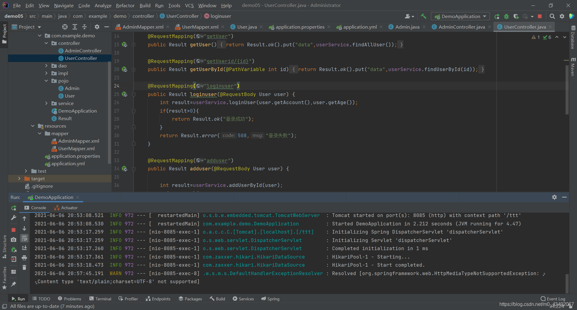Postman测试后台接口报Content type ‘text/plain；charset=UTF-8‘ not supported解决方法_contenttype测试 postman-CSDN博客