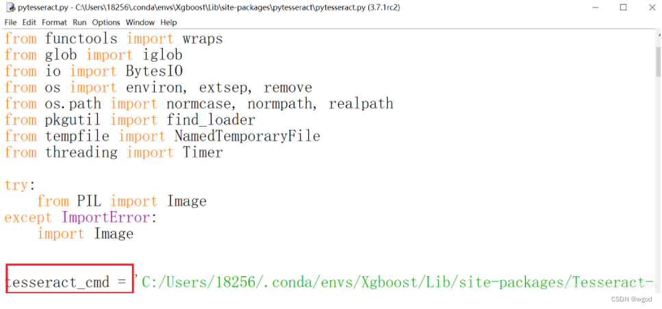 pytesseract 安装 配置 中文依赖 和 tesseract-ocr-setup-4.00.00dev.exe chi_sim ...