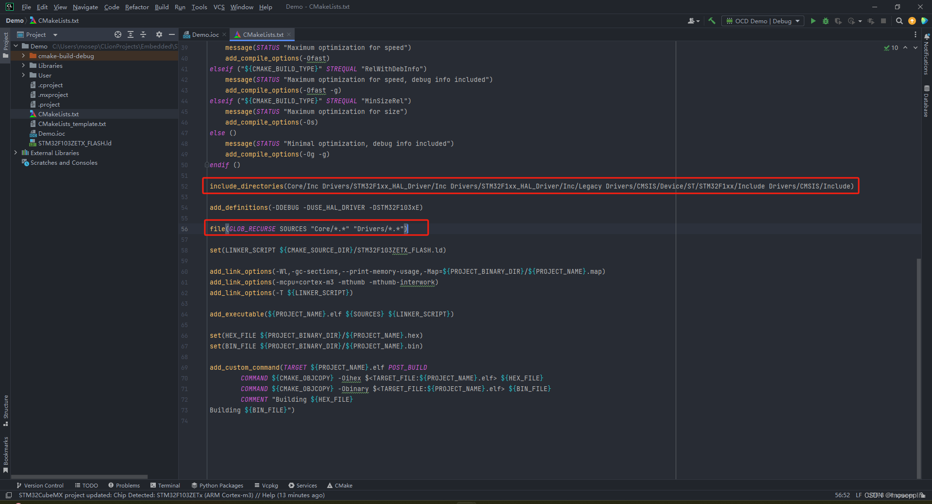 STM32野火keil 工程用CLion创建模板_clion模板-CSDN博客