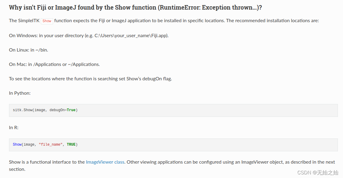SimpleITK链接Fiji问题-sitk.Show()的调用-CSDN博客