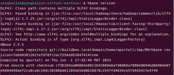 实验四：HBASE shell 操作_实验 (1)设计至少三张表,给出表的结构,给出表的数据 (2)使用hbase shell创建表,录-CSDN博客