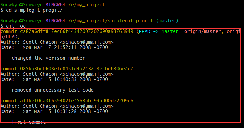 Git教程学习：04 查看提交历史_git查看提交记录详情-CSDN博客