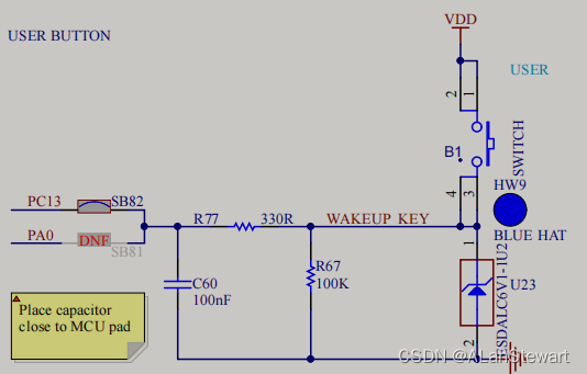 [nucleo-H7A3ZI-Q教程] 2、按键输入 -- 支持短按，长按和组合按键检测的代码移植-CSDN博客