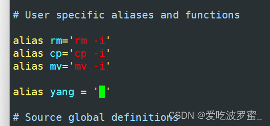 Centos7别名配置alias_centos alias-CSDN博客
