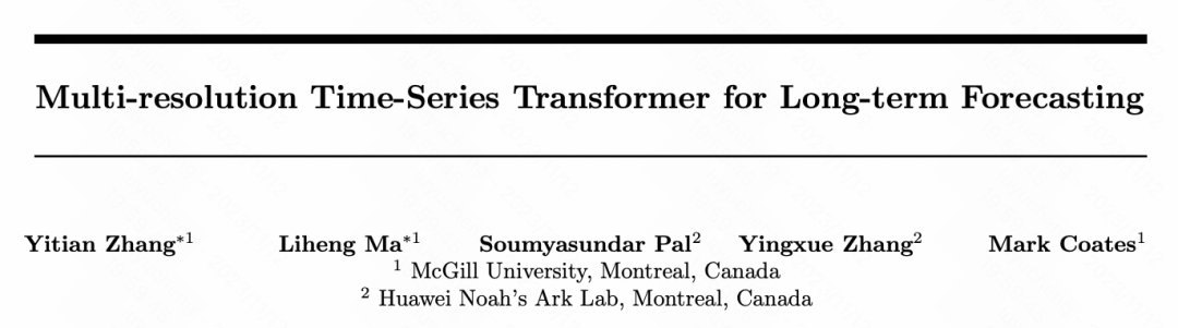 多尺度Patch在时间序列建模中的应用总结-CSDN博客