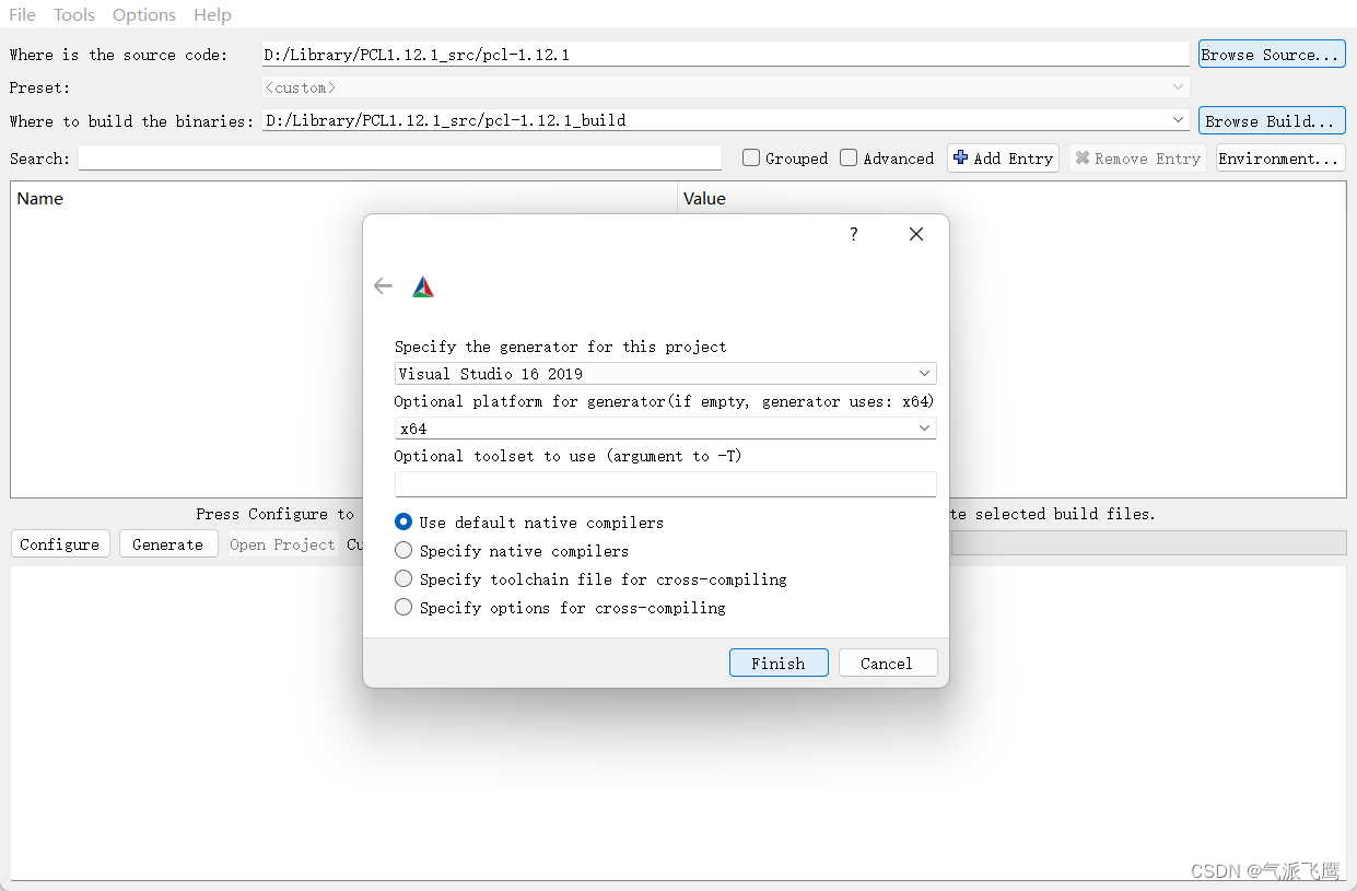 Win11+VS2019编译PCL1.12含gpu过程记录_pcl flann dir-CSDN博客