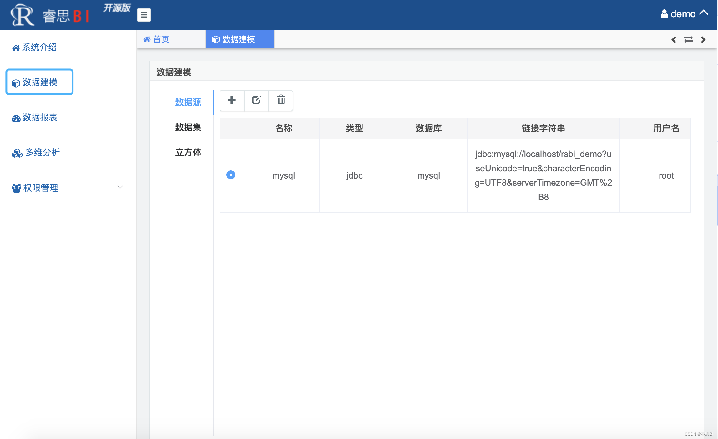 睿思BI开源版-快速开始-CSDN博客