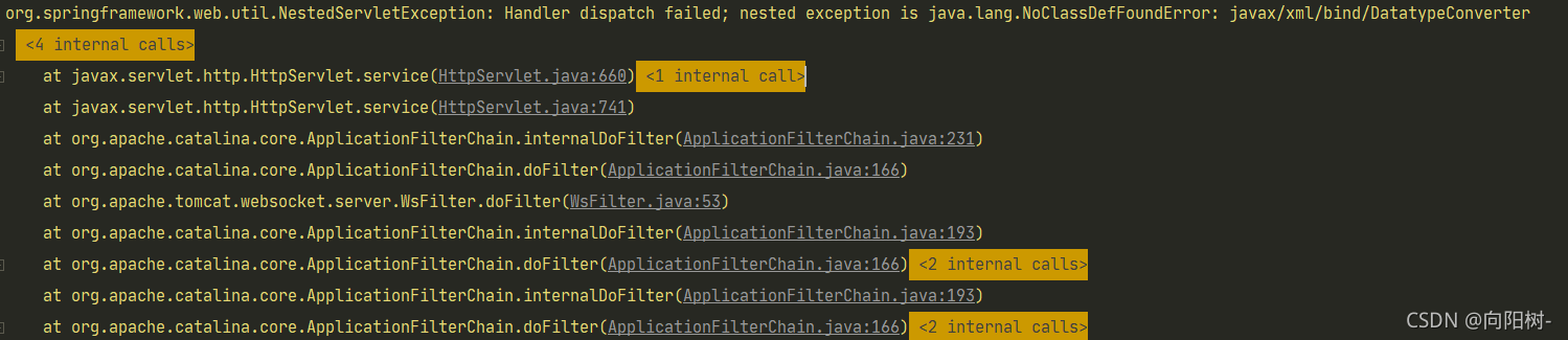 由于jdk版本原因，报错javax/xml/bind/DatatypeConverter_jdk11 datatypeconverter-CSDN博客
