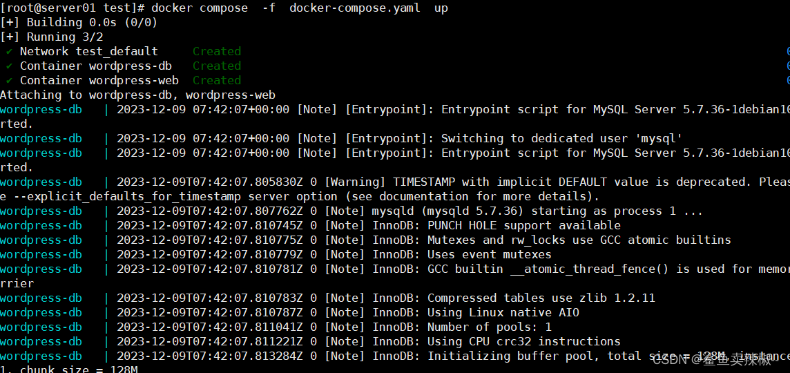 Docker Compose容器编排 Csdn博客 2910