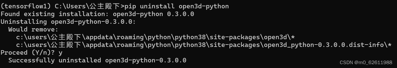 已解决：open3d安装中报错No module named ‘open3d‘_modulenotfounderror: no module named 'open3d-CSDN博客