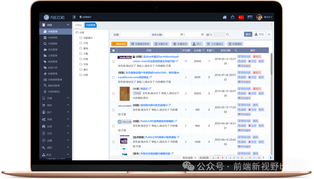 PublicCMS：企业级的Java CMS系统-CSDN博客